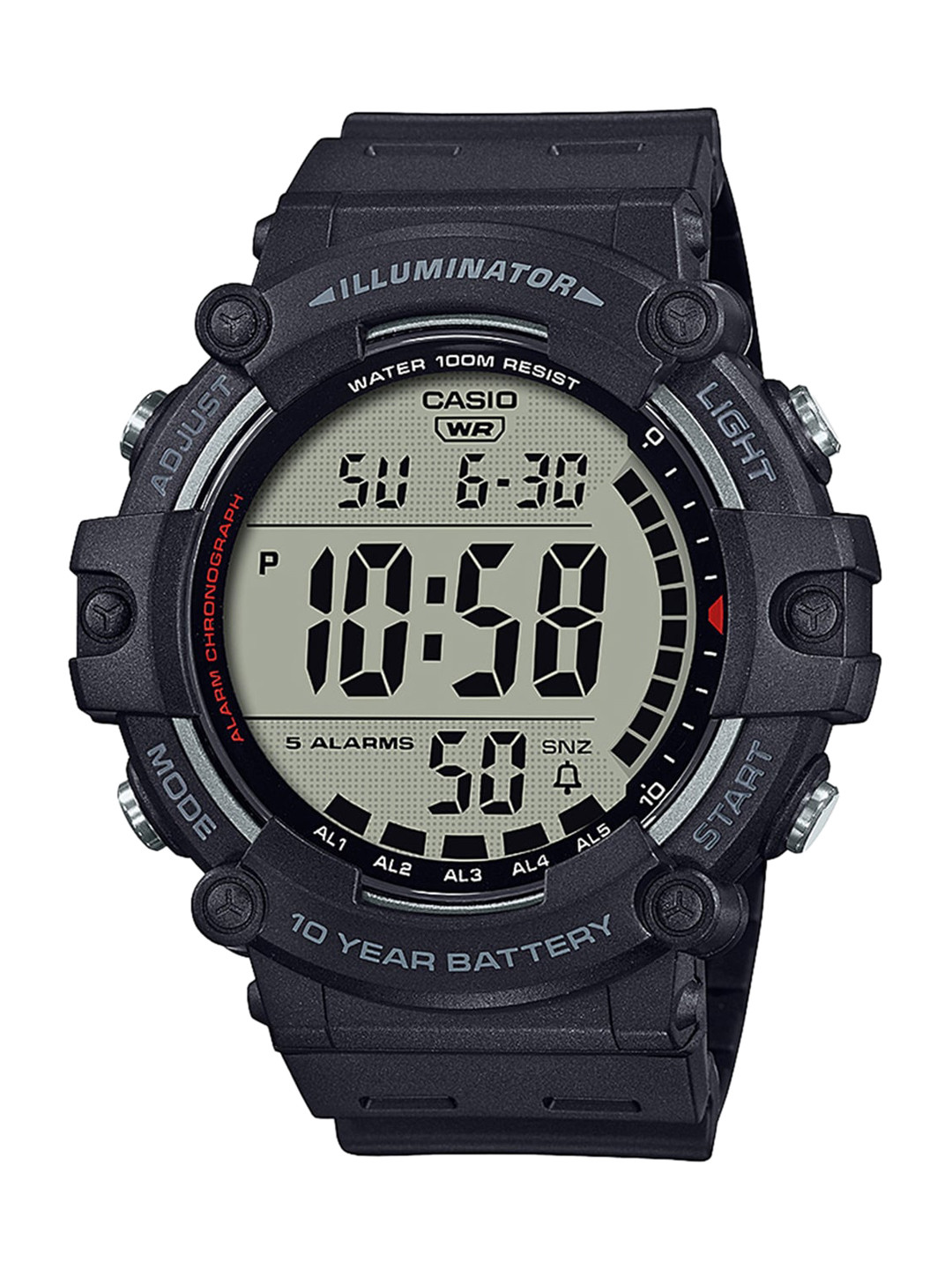 Buy CASIO Men Black Digital Watch D218 - Watches for Men 14235566 | Myntra