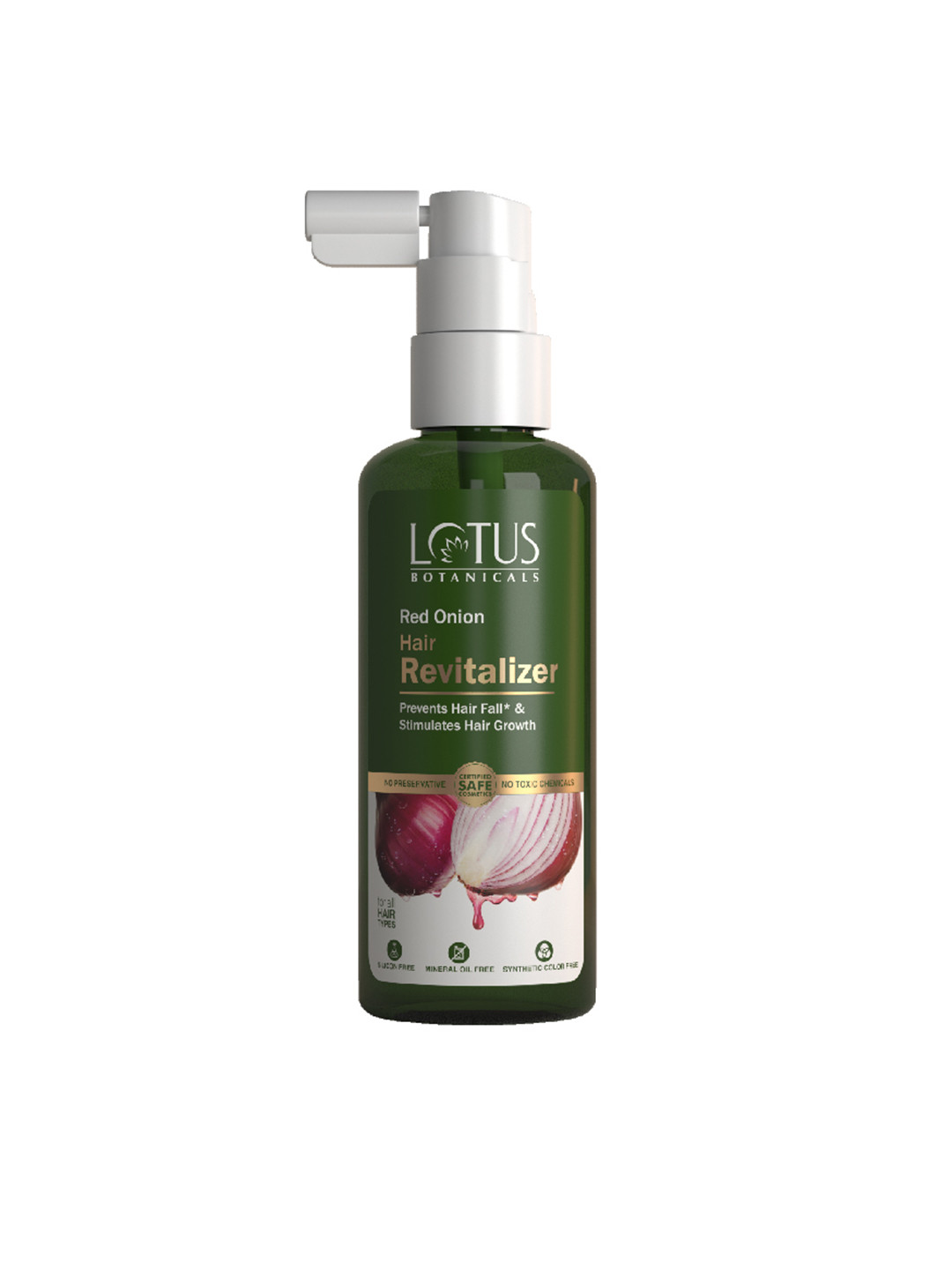 Buy Lotus Botanicals Red Onion Hair Revitalizer With Ginseng 100 Ml ...