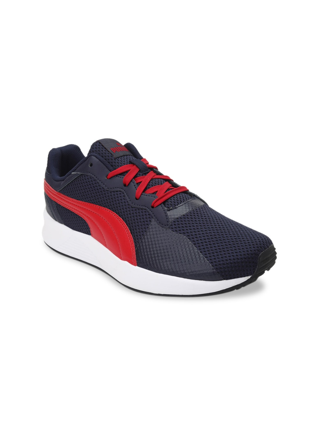 Buy Puma Unisex Navy Blue Colourblocked Pacer Plus V1 Sneakers - Casual ...