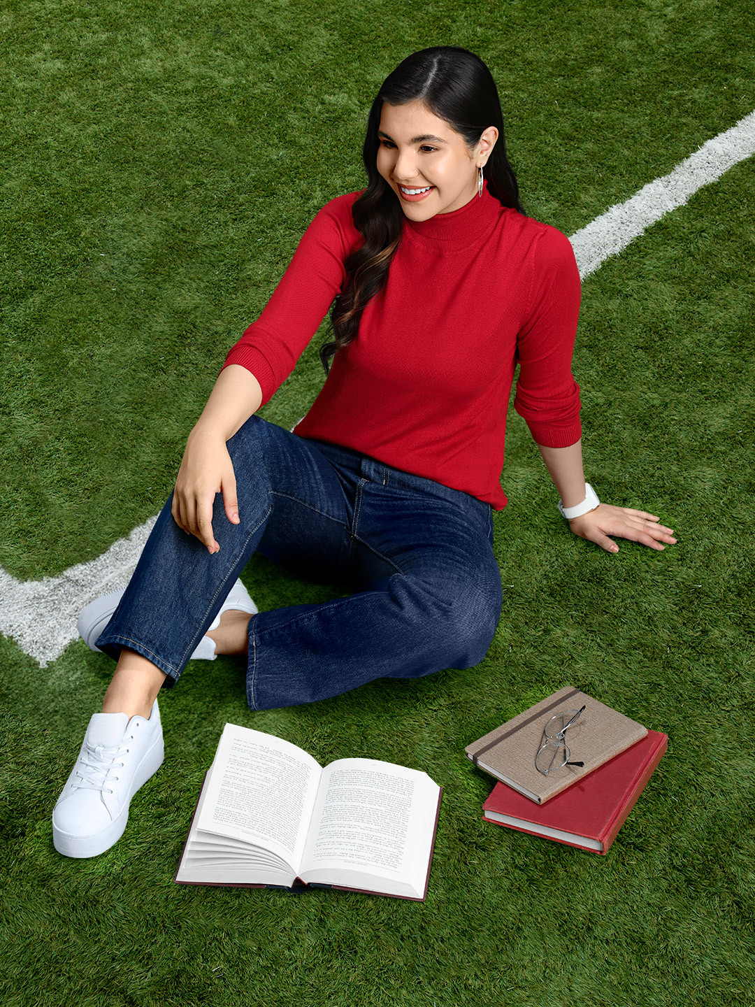 Buy Harvard Women Red Solid Uniform Dressing Sweater - Sweaters for ...