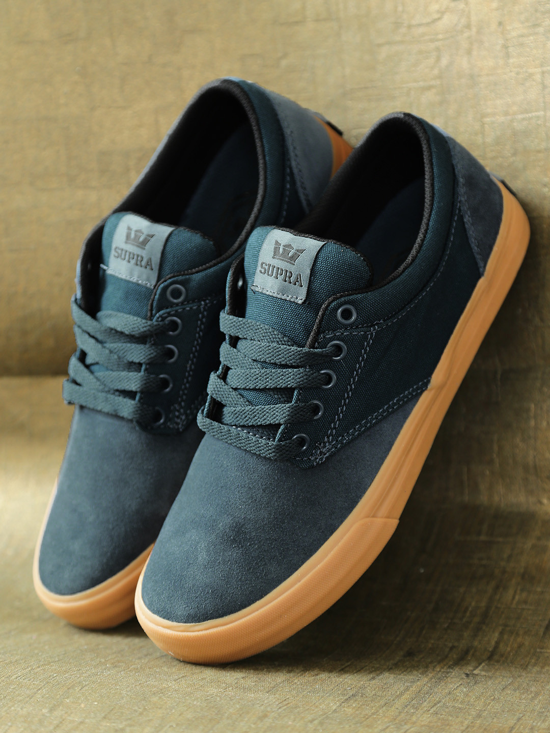Buy Supra Men Navy Solid Sneakers - Casual Shoes for Men 1429073 | Myntra