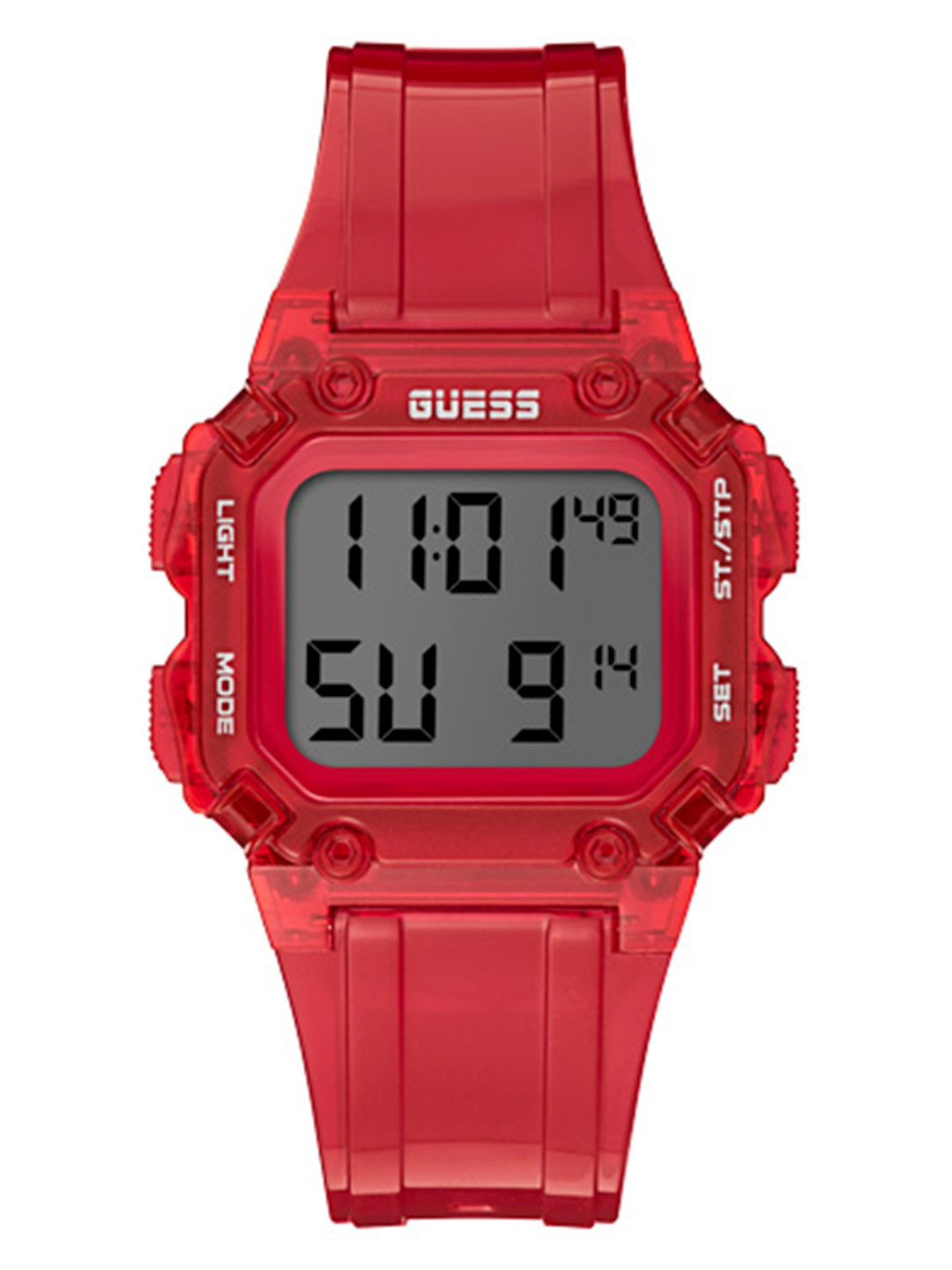 Buy GUESS Men Red Digital Watch GW0270G2 - Watches for Men 14299106 ...