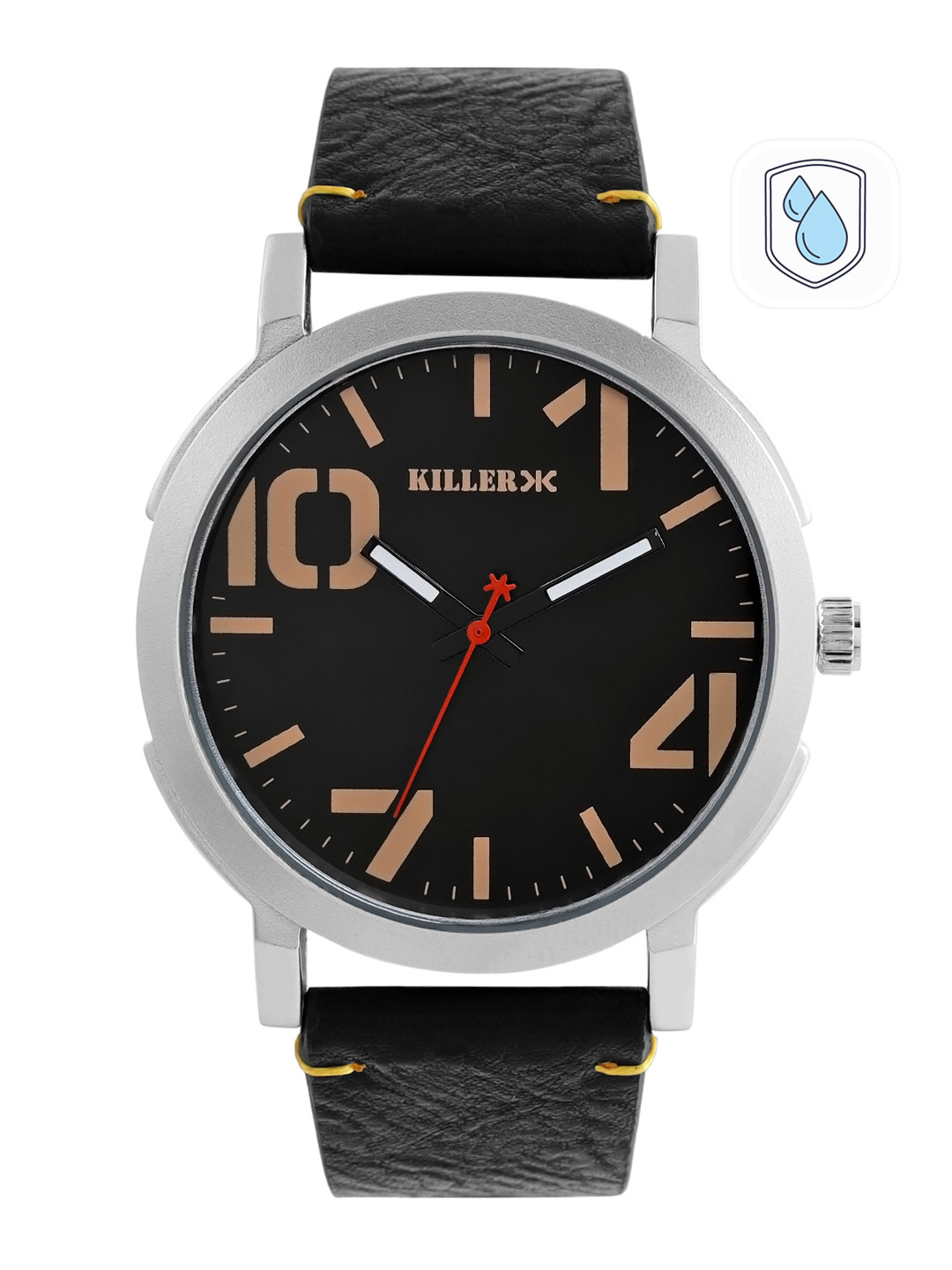 Buy Killer Men Black Solid Analogue Watch KL 17B - Watches for Men ...