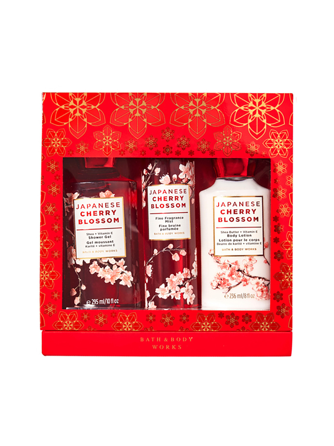 Buy Bath & Body Works Women Japanese Cherry Blossom Gift Box Set - Bath And Body Gift Set for ...