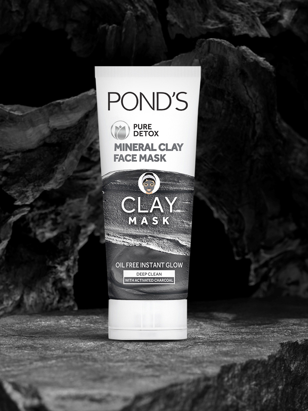 Buy Ponds Pure Detox Mineral Clay For Oil Free Instant Glow Face Mask ...