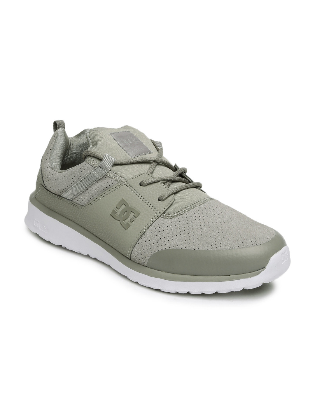 Buy DC Men Grey Suede Sneakers - Casual Shoes for Men 1432705 | Myntra