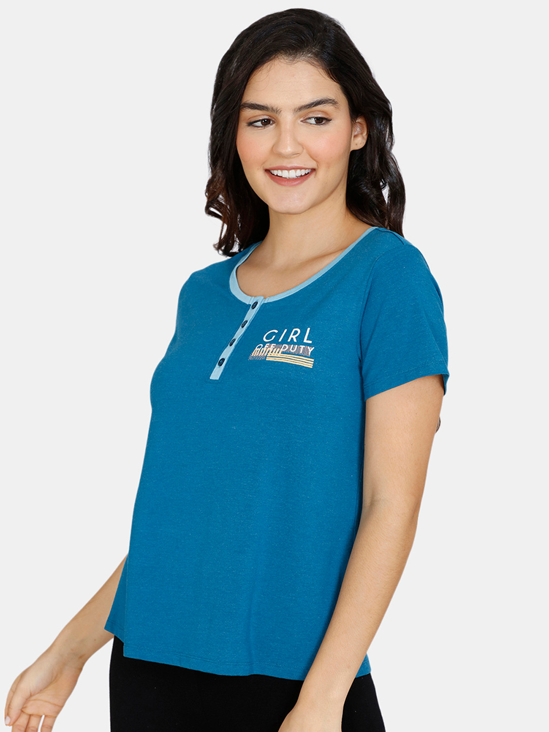 Buy Zivame Blue Regular Top - Tops for Women 14327150 | Myntra