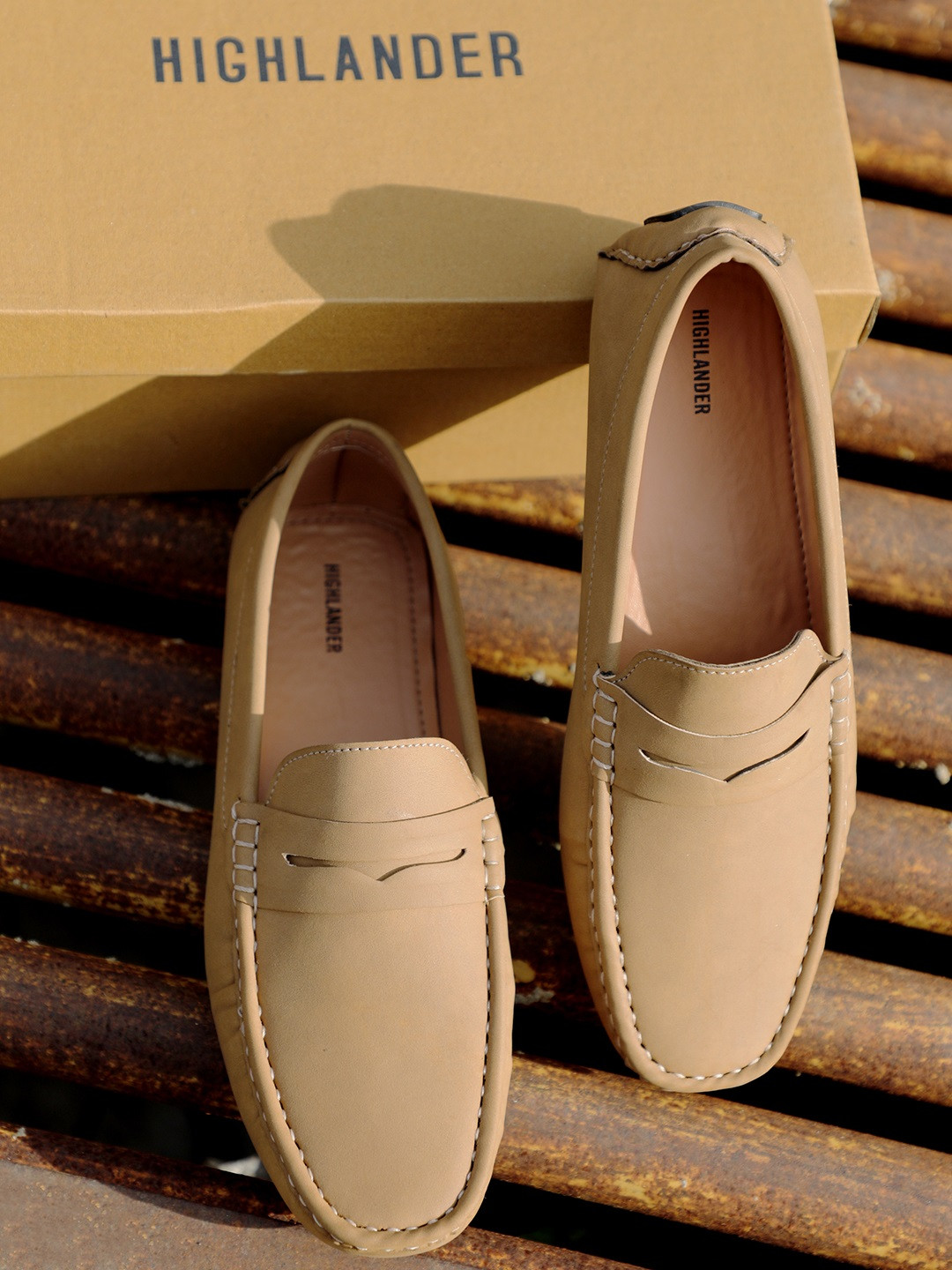 Buy HIGHLANDER Men Solid Penny Driving Shoes - Casual Shoes for Men ...