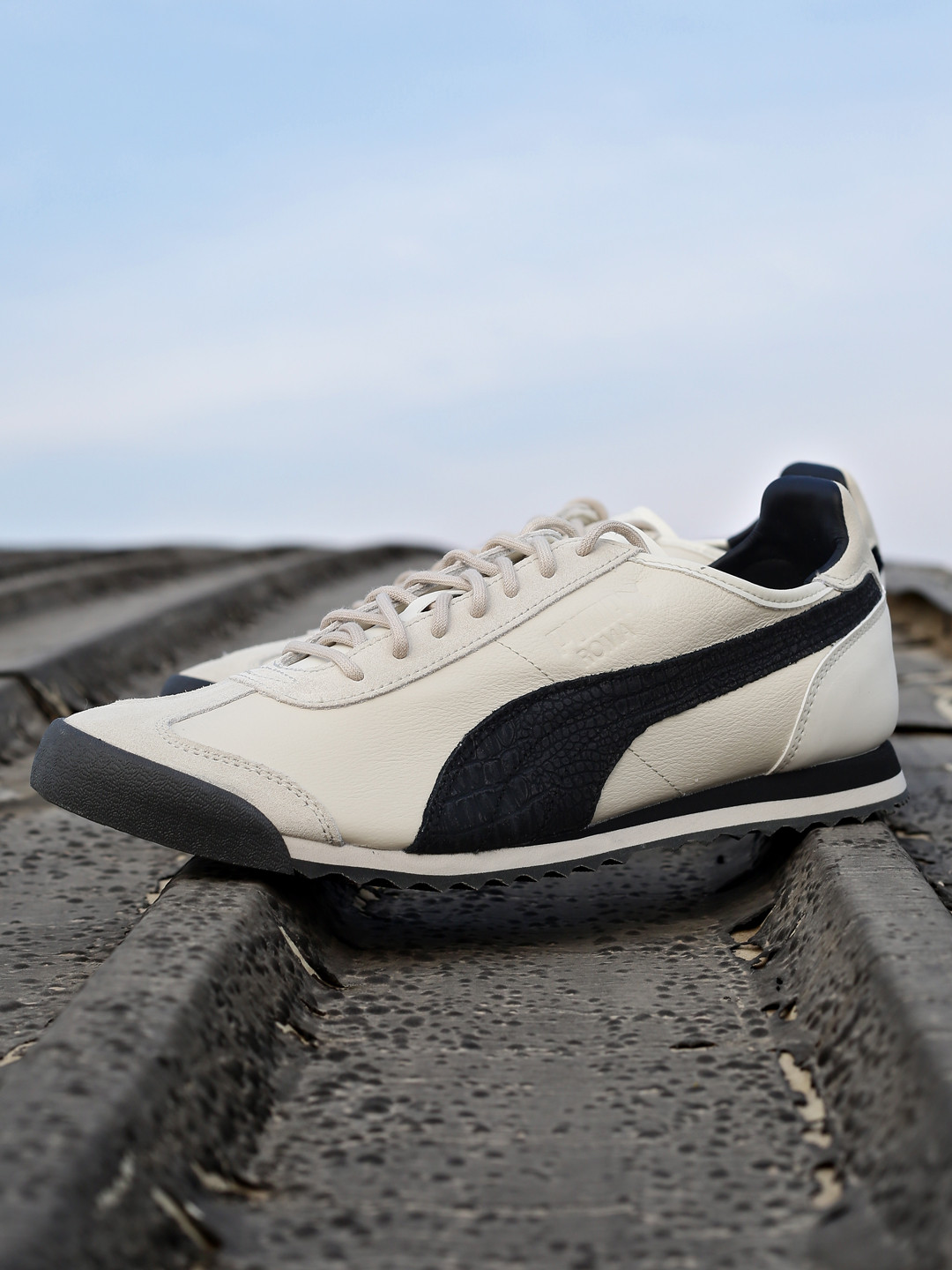 Buy PUMA Men Off White Roma OG Citi Leather Sneakers - Casual Shoes for ...