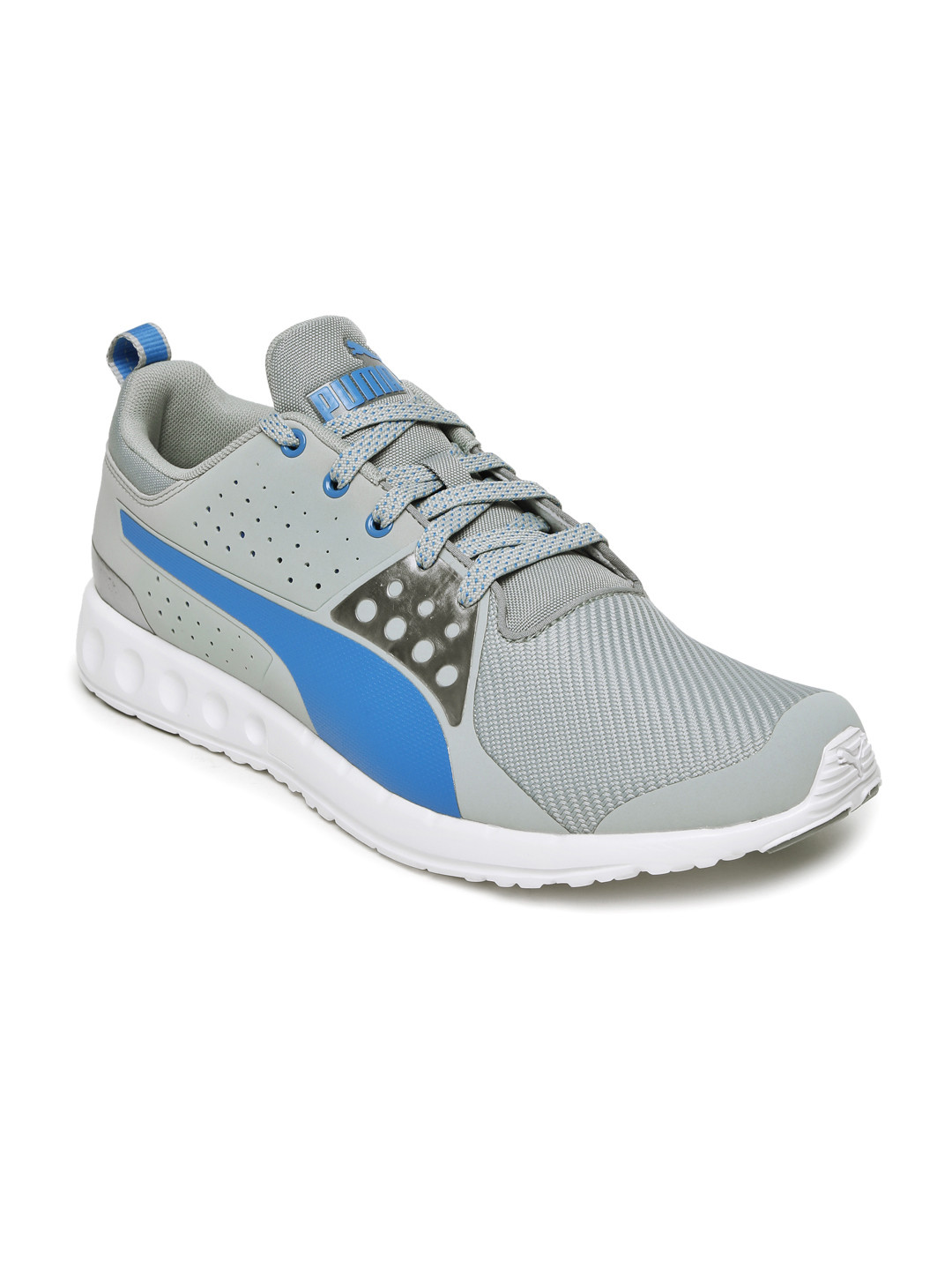 Buy Puma Men Grey Velor Mesh Running Shoes - Sports Shoes for Men ...