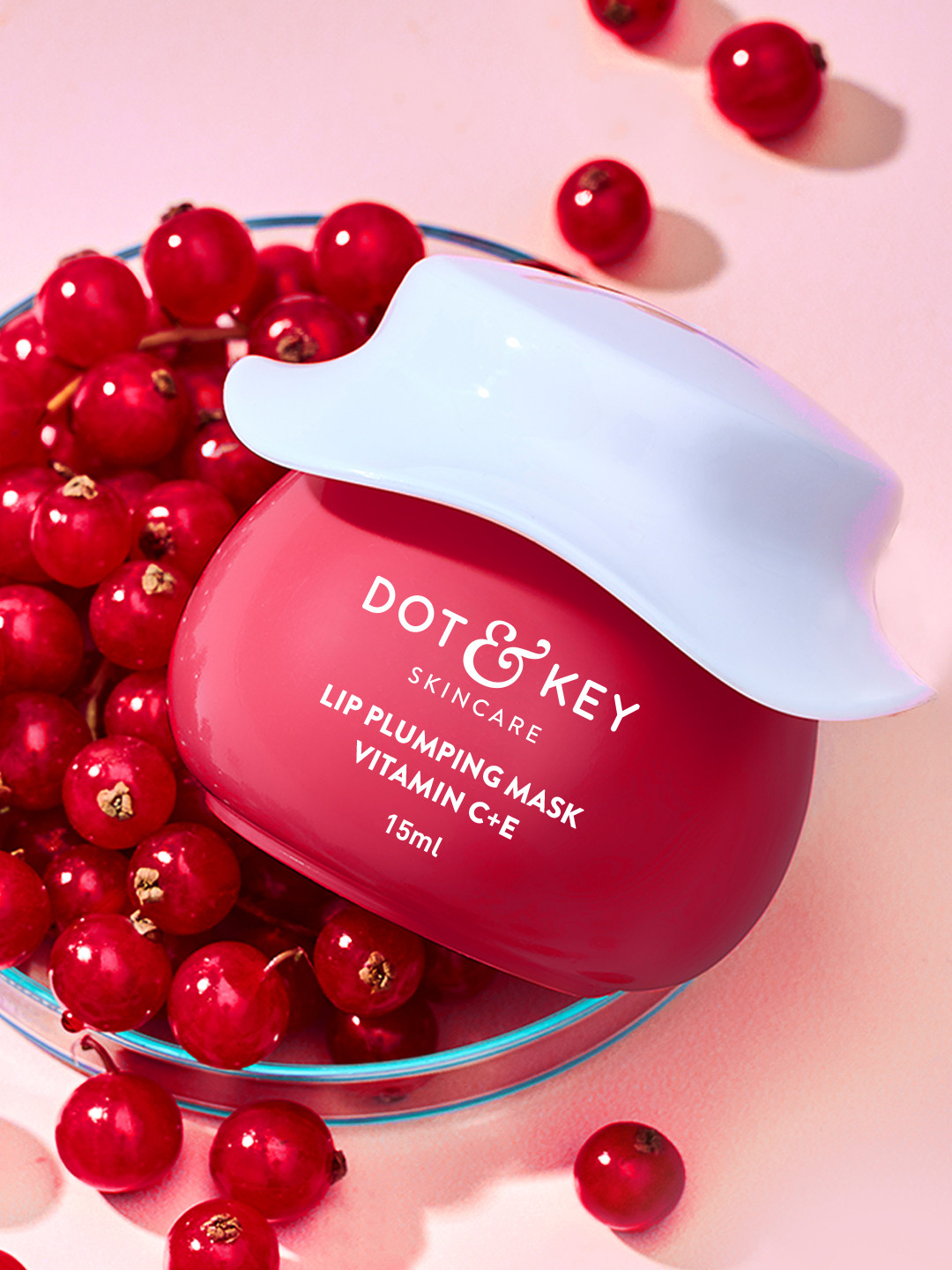 Buy DOT & KEY Vitamin C+E Flushed Red Lip Plumping Mask Lingonberry ...