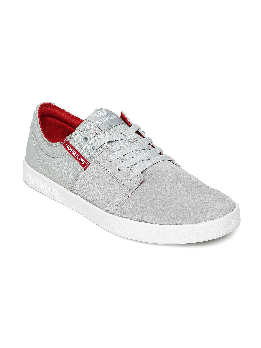 Buy Supra Men Grey Stacks II Sneakers - Casual Shoes for Men 1439245 ...