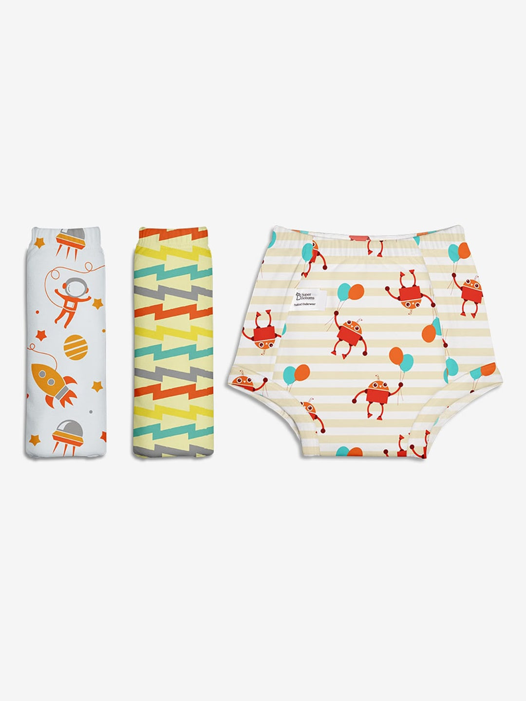 Buy Super Bottoms Infant Pure Cotton Potty Training Padded Semi Water ...