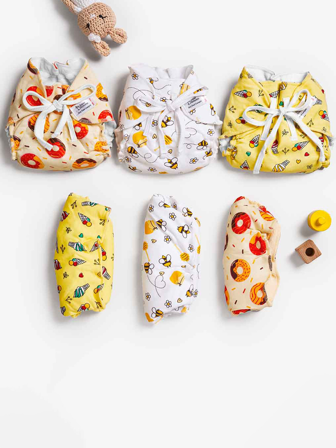 Buy SuperBottoms Infants Organic Cotton Padded DryFeel Baby Langot ...