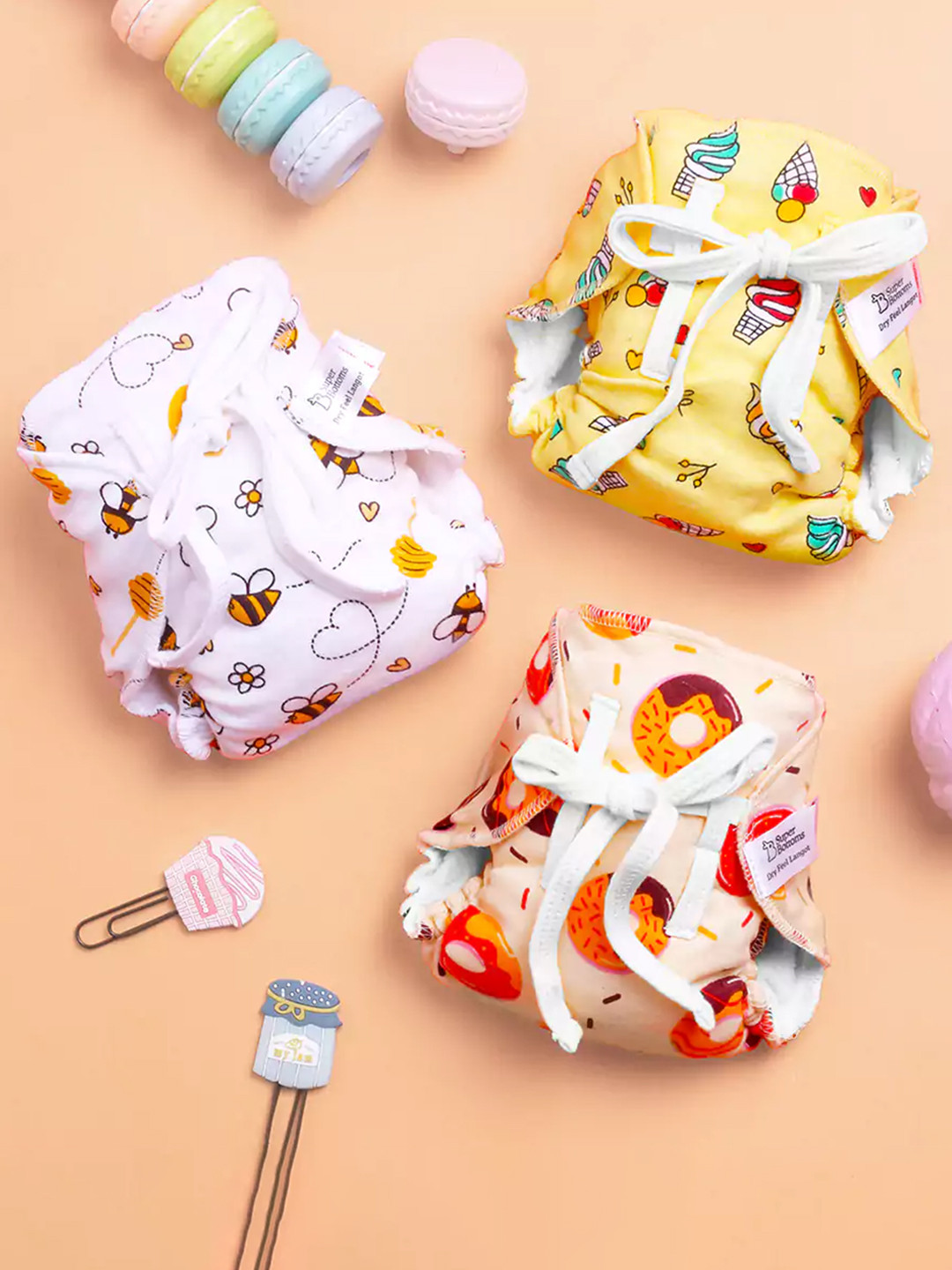 Buy SuperBottoms Infants Organic Cotton Padded DryFeel Baby Langot ...