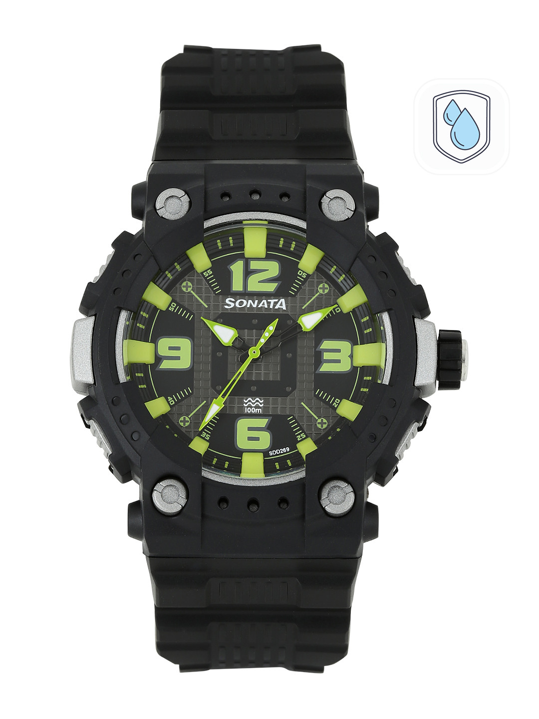 Buy Sonata Men Black Dial Watch 77014PP03J - Watches for Men 1444108 ...