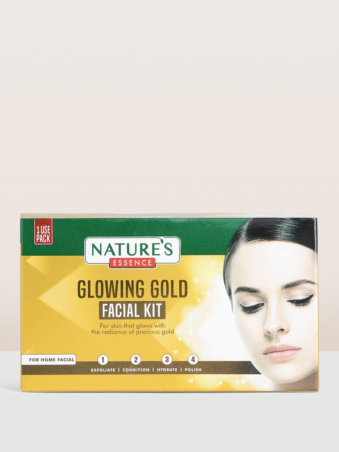 Buy Nature's Essence Glowing Gold Facial Kit 20g - Facial Kit for Unisex 14441906 | Myntra