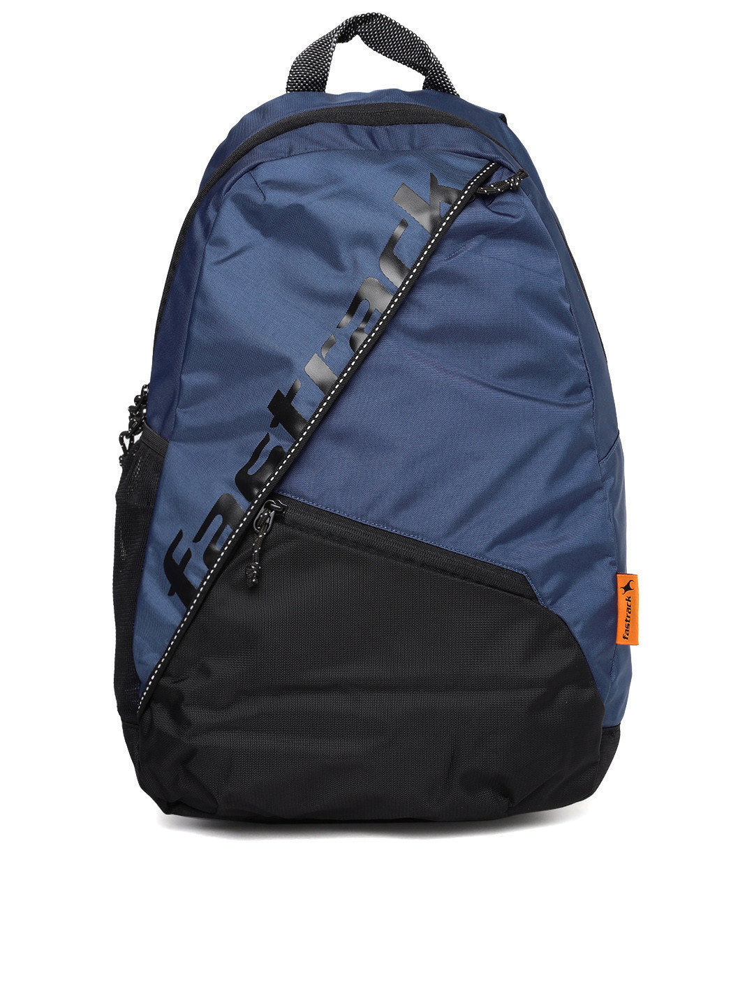 Buy Fastrack Men Blue & Black Colourblocked Backpack - Backpacks for ...
