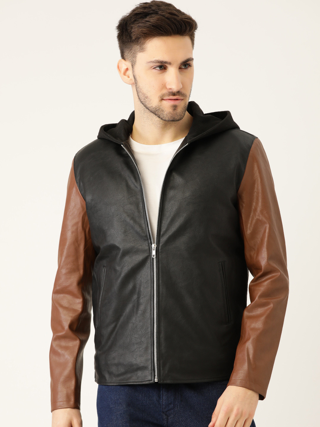 Buy Leather Retail Men Black Leather Jacket - Jackets for Men 14464262 ...