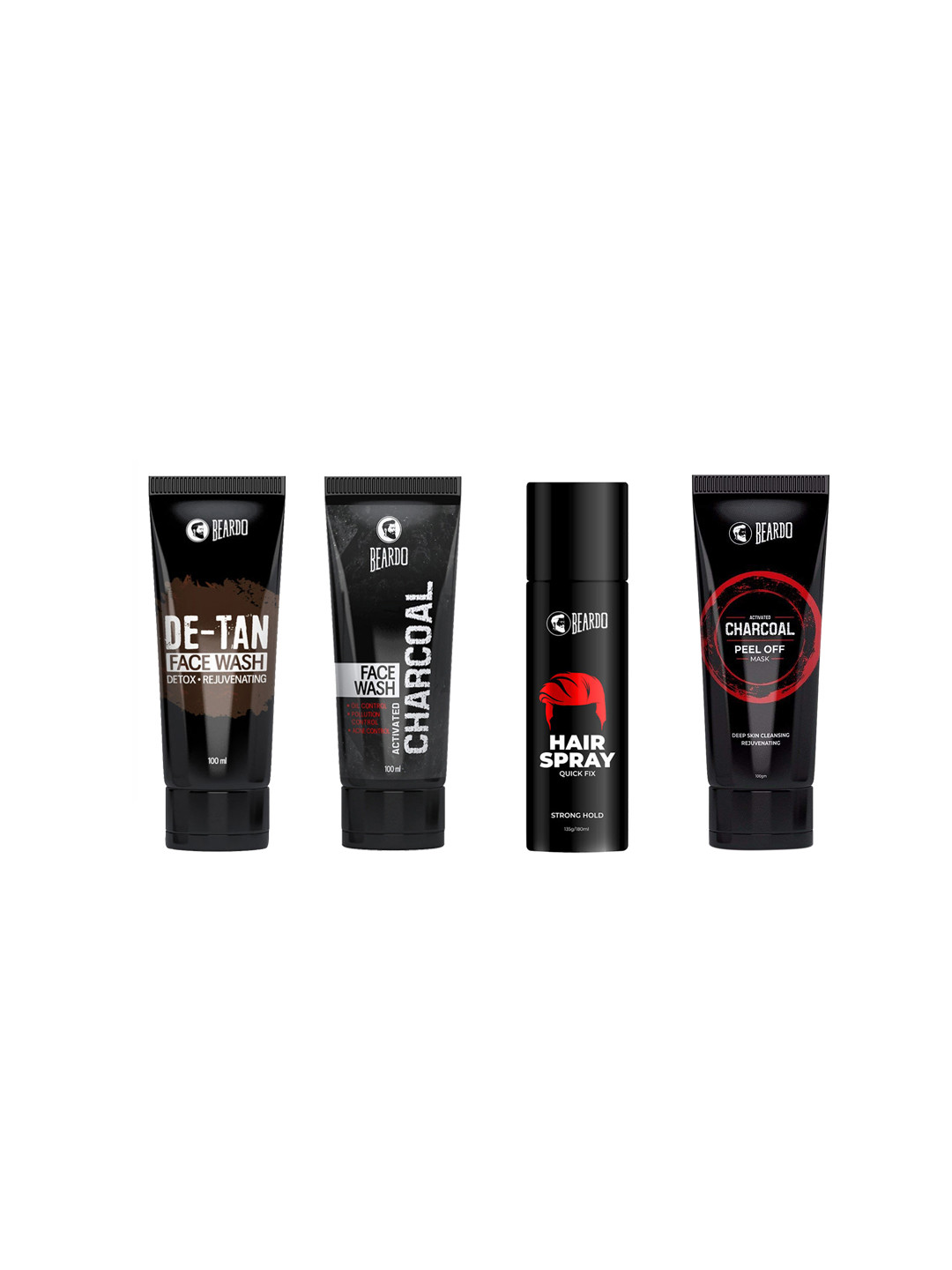 Buy BEARDO Men Set Of 4 Face Kit - Hair Spray for Men 14465262 | Myntra
