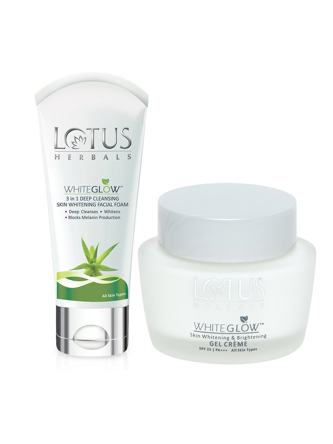 Buy Lotus Herbals Set Of Sustainable White Glow 3 In 1 Facial Foam ...