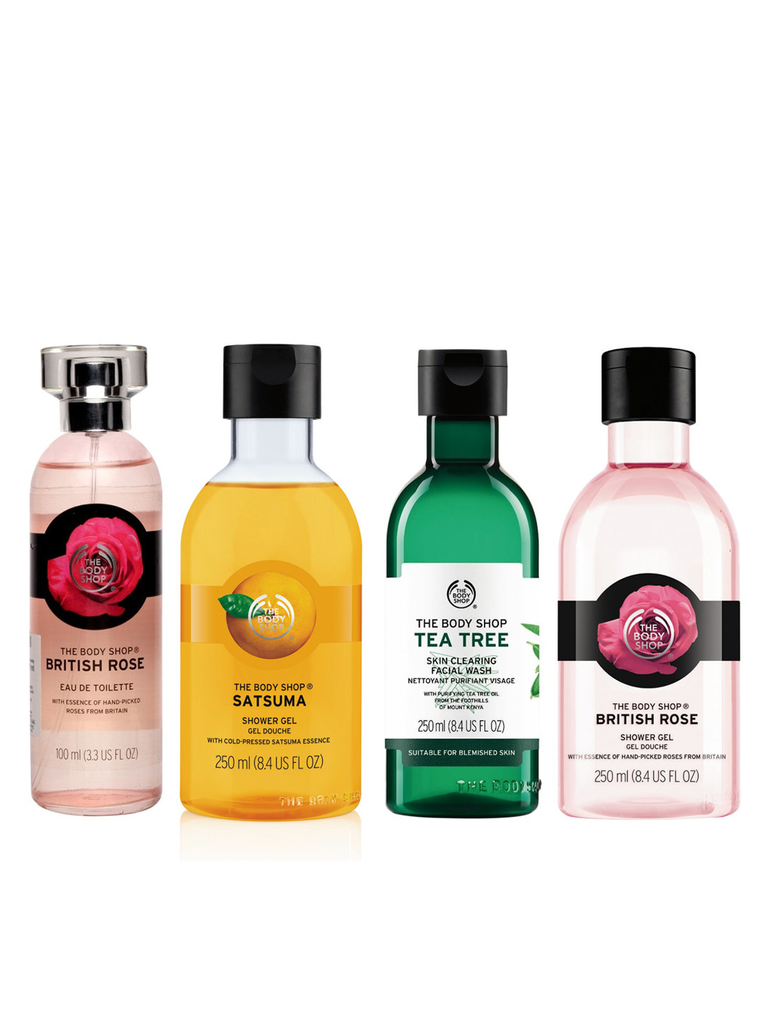 Buy The Body Shop Unisex Pack Of 4 Personal Care Combo Set - Perfume ...
