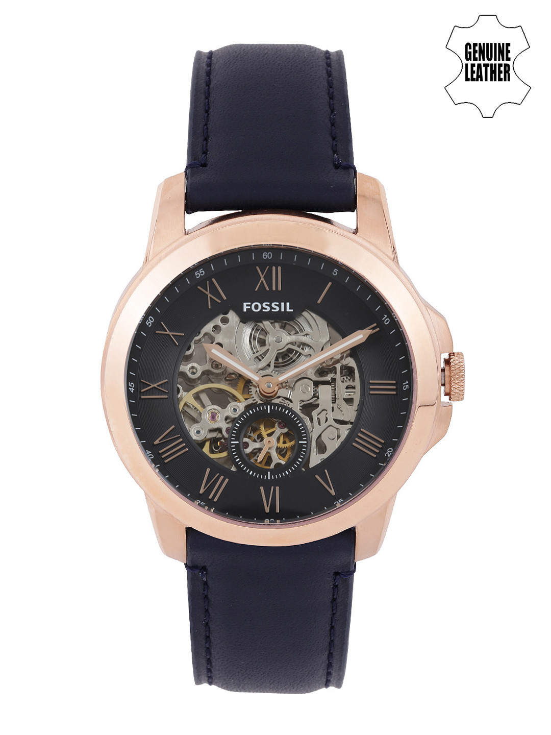 Buy Fossil Men Black Dial Automatic Watch ME3054 - Watches for Men ...