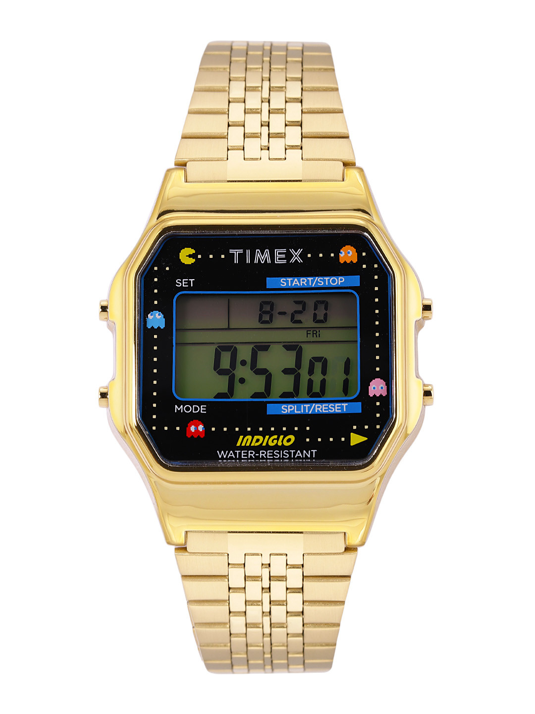 Buy Timex Unisex Gold Toned Digital Watch TW2U32000 - Watches for ...
