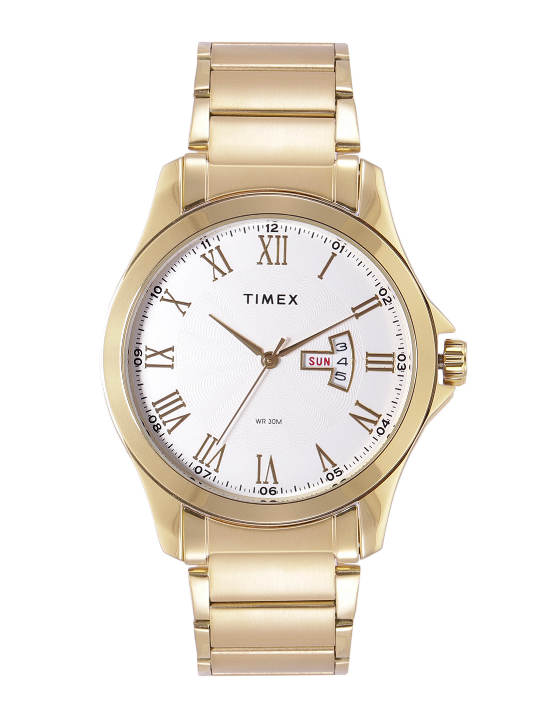 Buy Timex Men Silver Toned Analogue Watch TW000X112 - Watches for Men ...