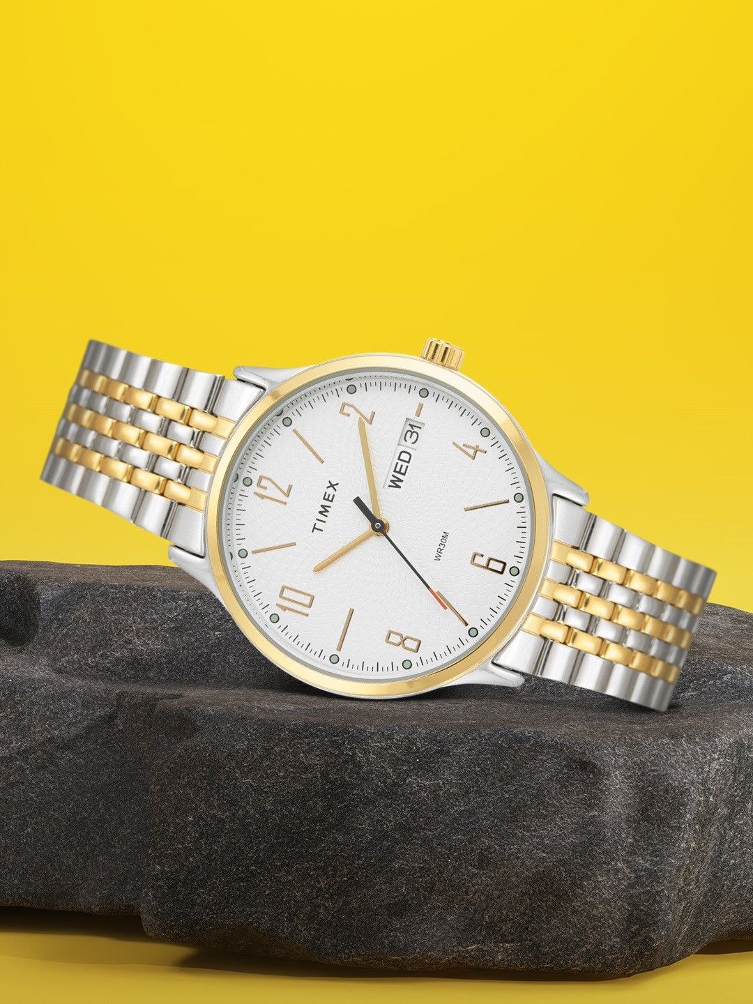 Buy Timex Men Silver Toned Analogue Watch TW0TG6507 - Watches for Men ...