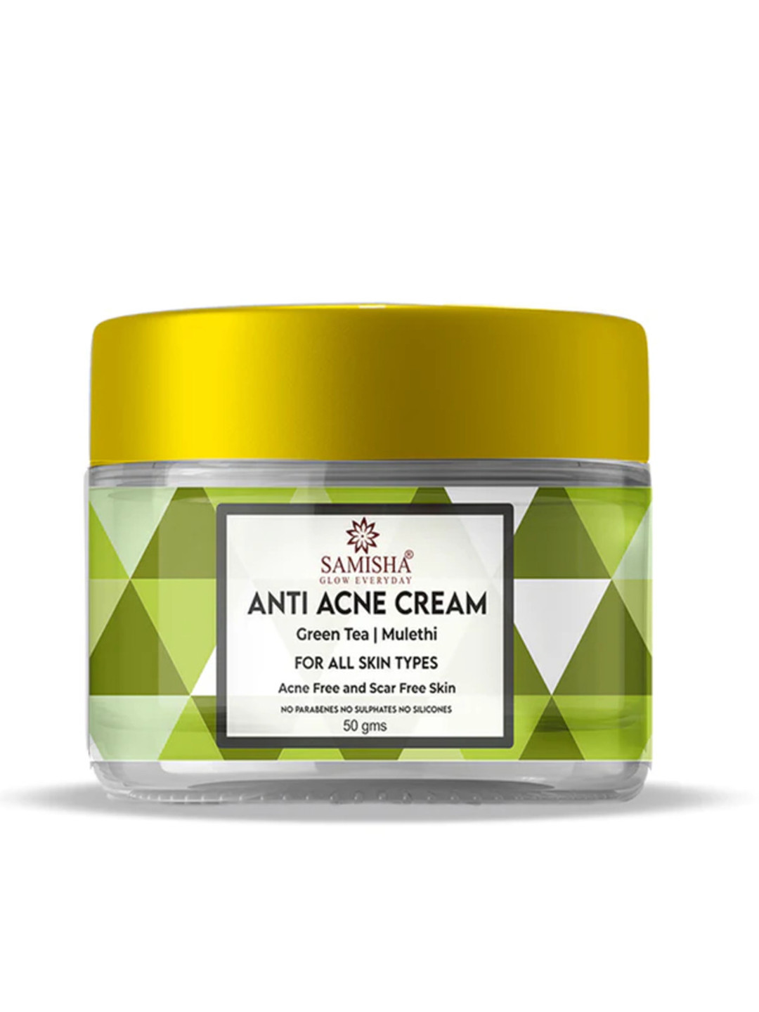 Buy SAMISHA Off White Paraben Free Anti Acne Face Cream 50g - Skin Care ...