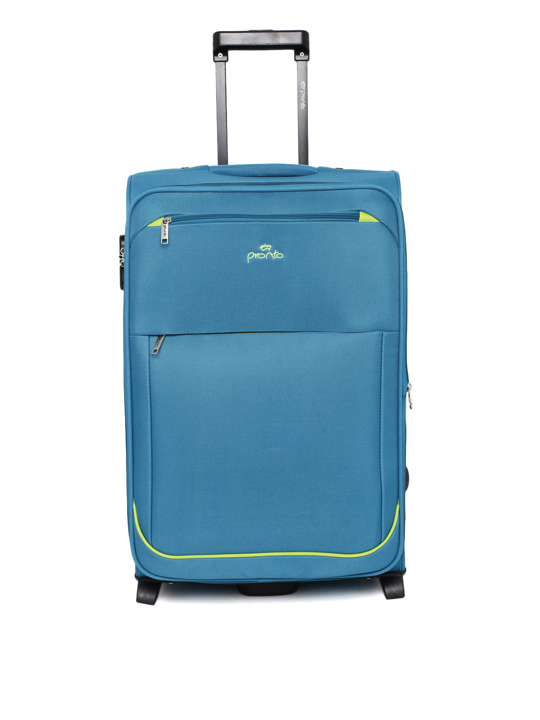 Buy Pronto Unisex Teal Blue Moscow Upright 75 Large Trolley Bag ...