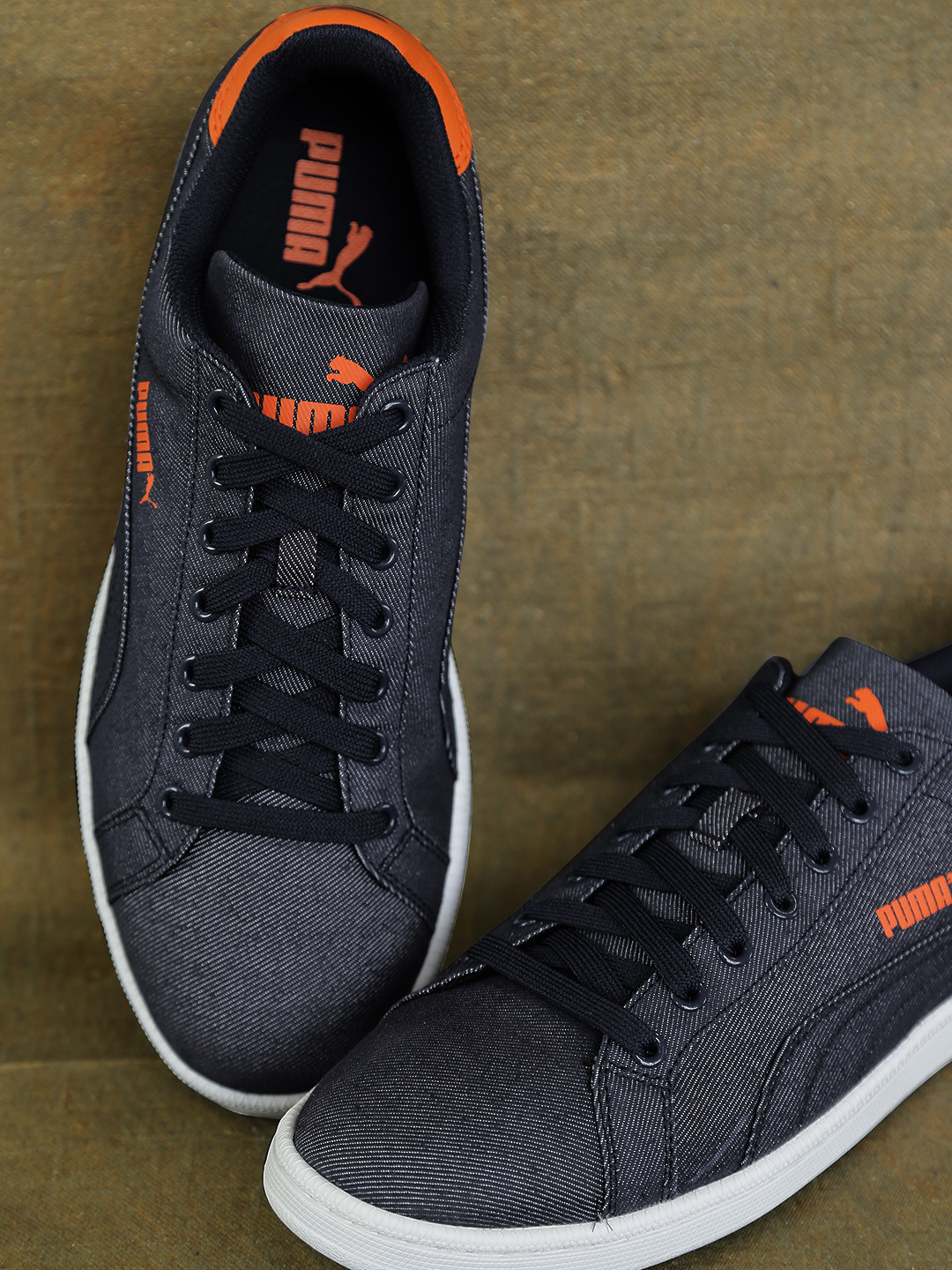 Buy Puma Unisex Blue Solid Denim Sneakers - Casual Shoes for Unisex ...