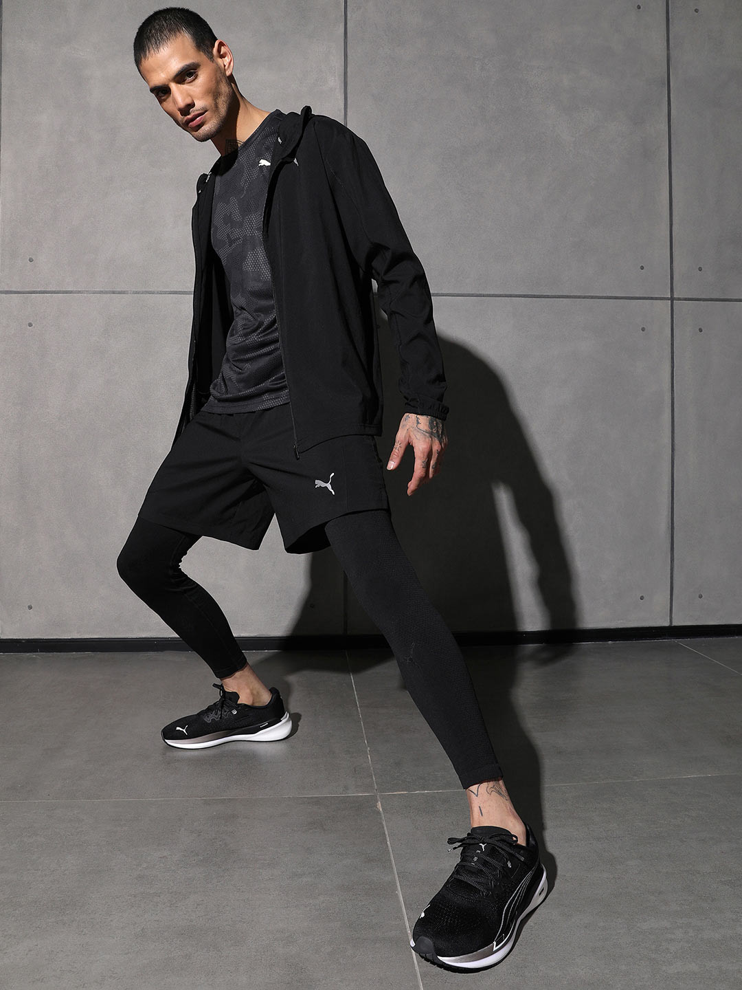 Buy Puma Men Black Eternity Nitro Running Shoes - Sports Shoes for Men ...