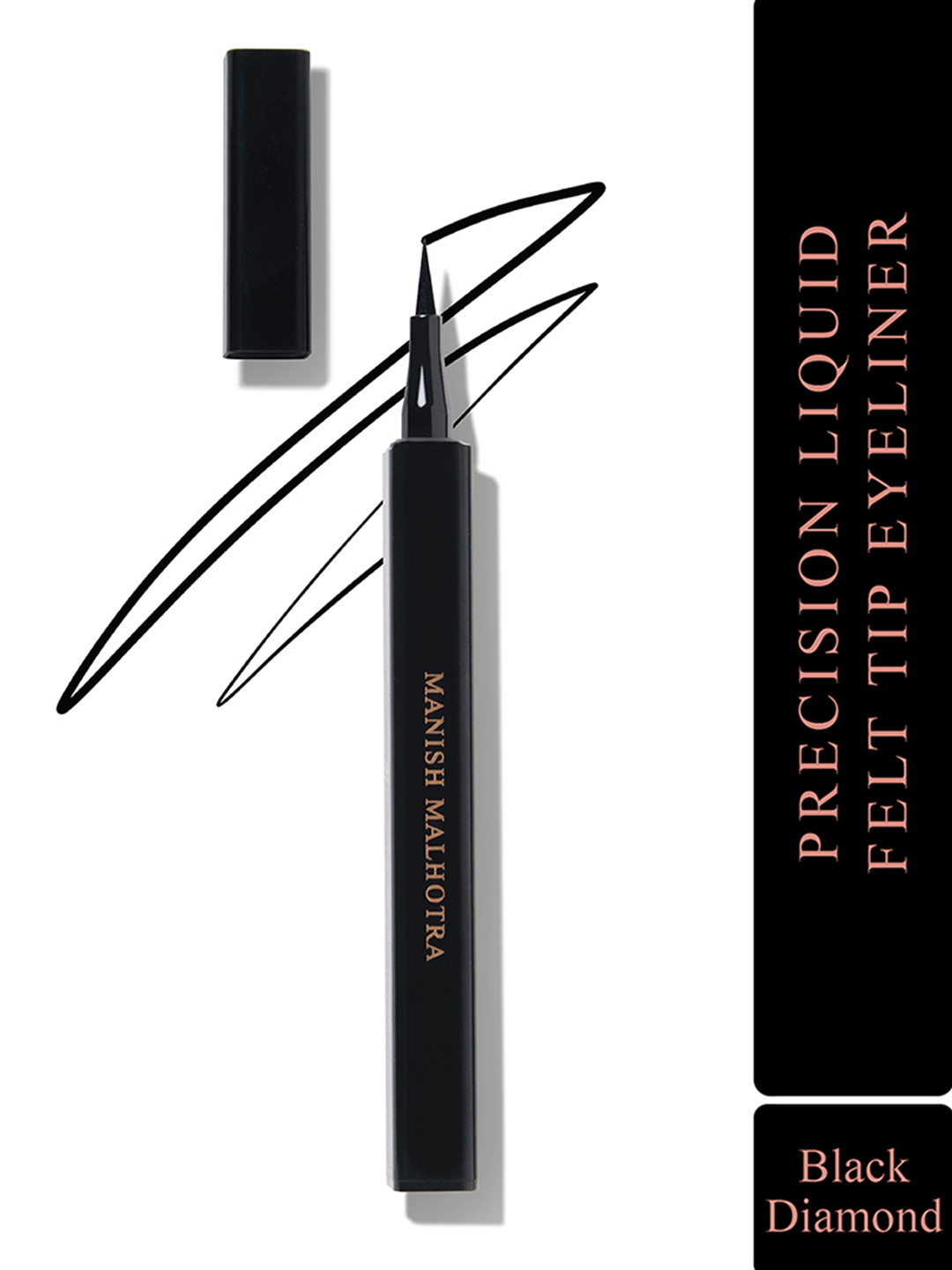 Buy MyGlamm Manish Malhotra Beauty Precision Liquid Eyeliner Black ...