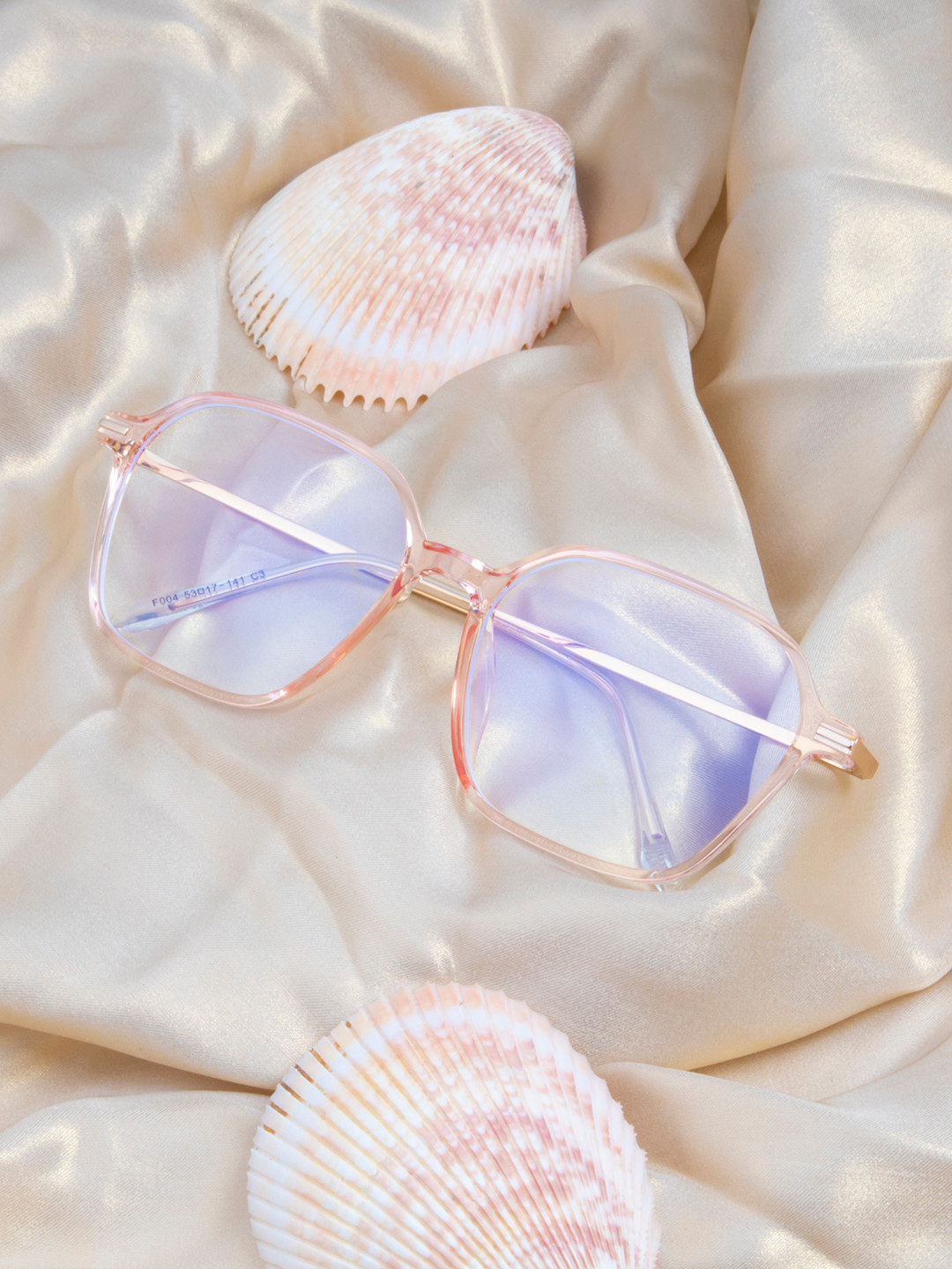 Buy Ted Smith Unisex Rose Gold Full Rim Square Frames - Frames for ...