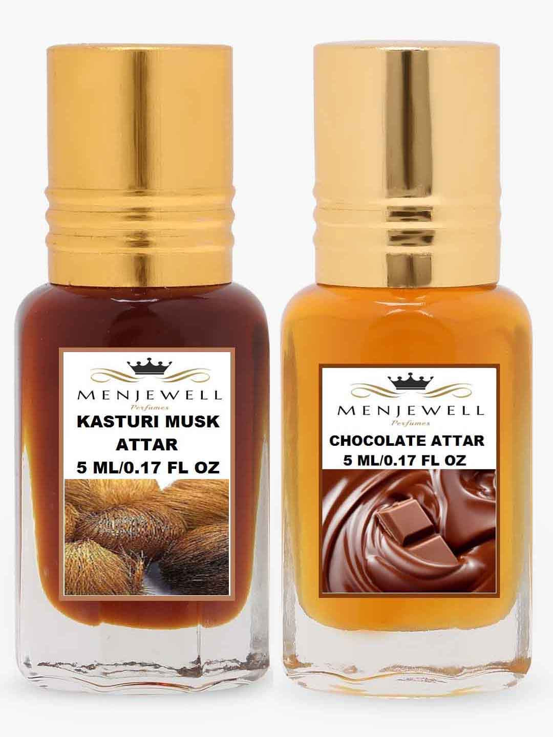 Buy Menjewell Kasturi Musk Chocolate Attar 10ML - Attar for Unisex ...