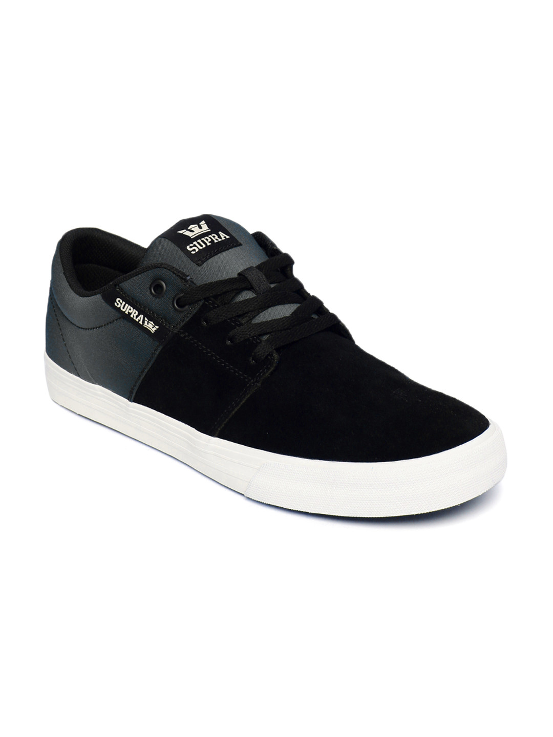 Buy Supra Men Black Sneakers - Casual Shoes for Men 1460576 | Myntra