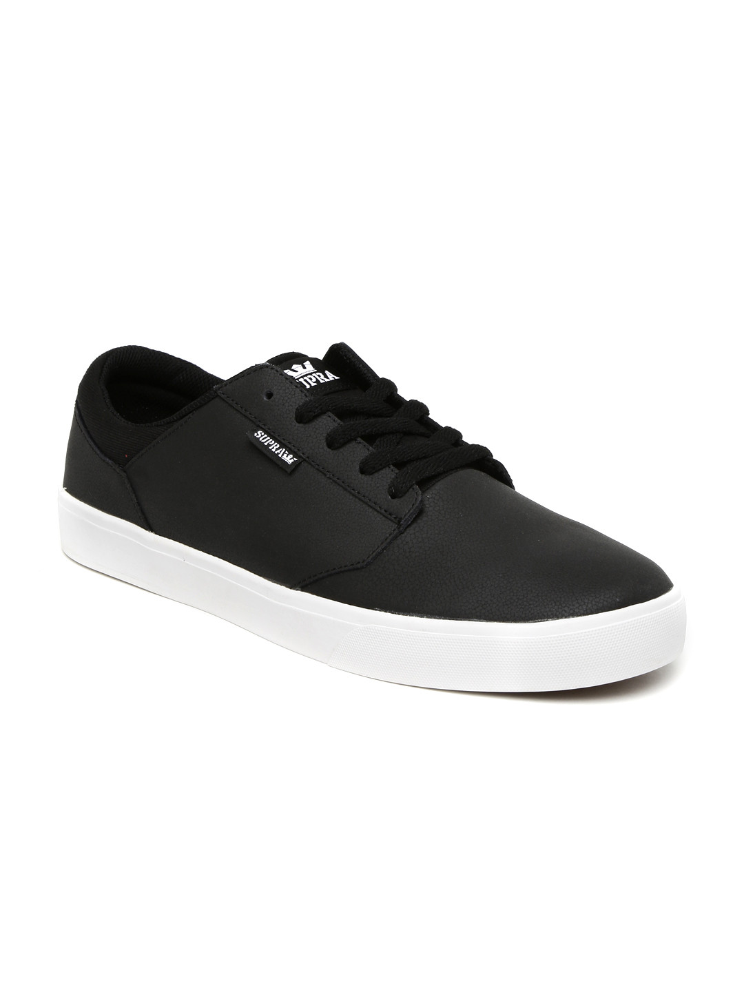 Buy Supra Men Black Leather Sneakers - Casual Shoes for Men 1460589 ...