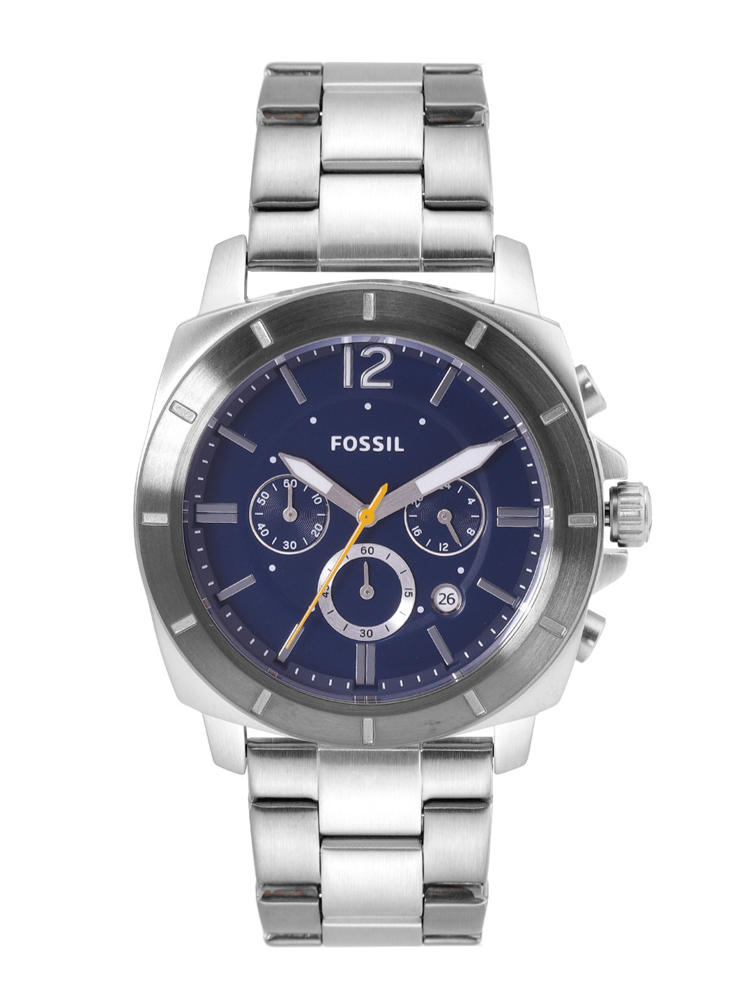 Buy Fossil Men Navy Blue Analogue Privateer Sport Chronograph Watch ...