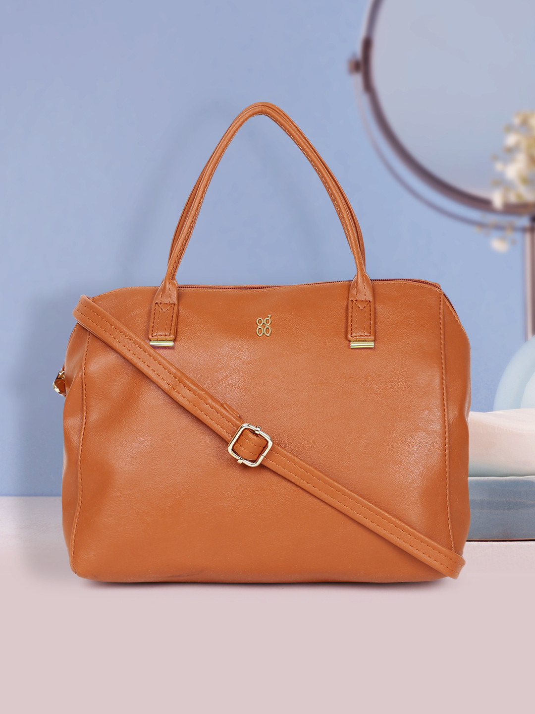 Buy Baggit Women Tan Solid Handheld Bag - Handbags for Women 14619118 ...