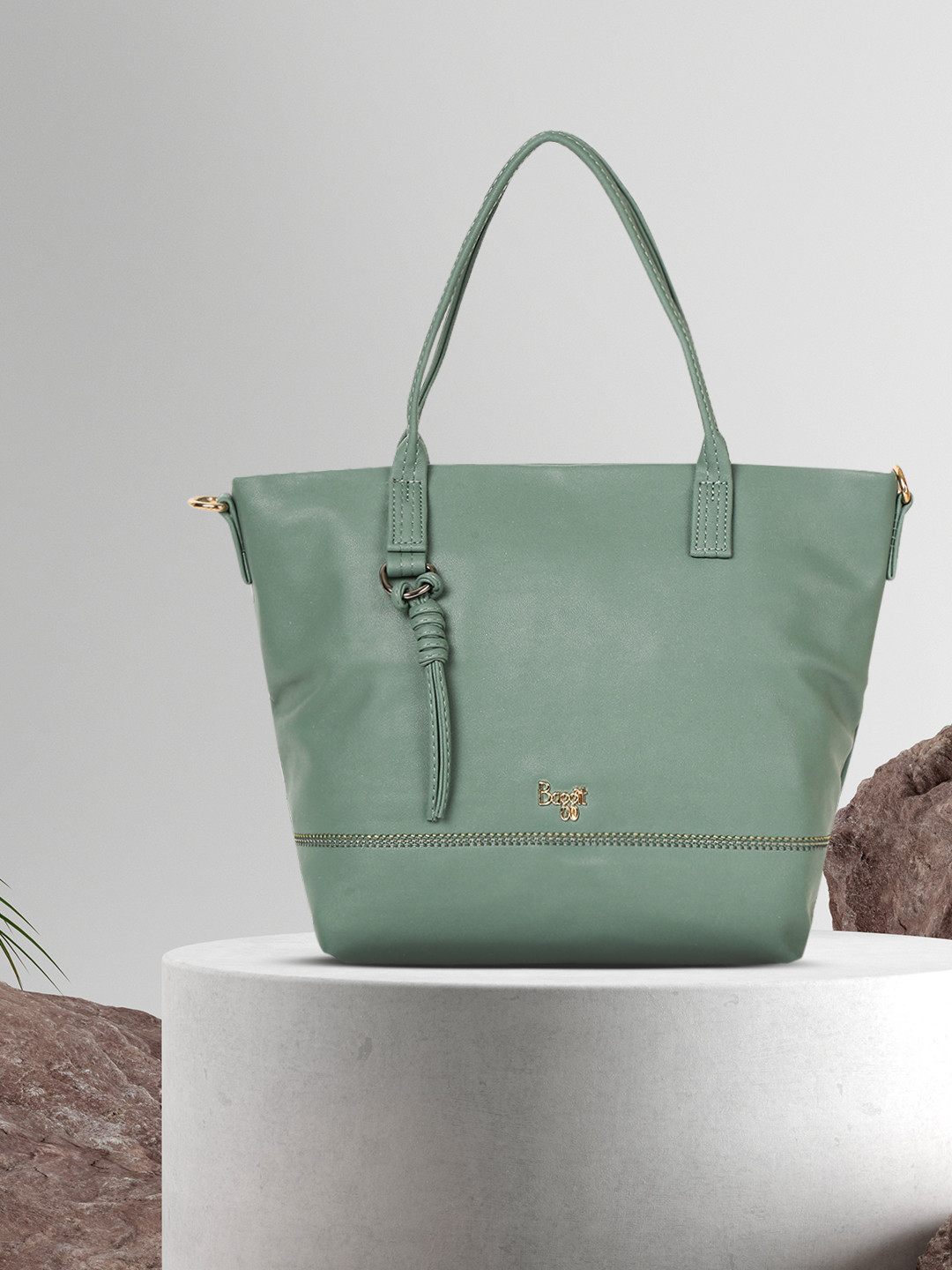 Buy Baggit Green Swagger Handheld Bag With Tassel - Handbags for Women ...