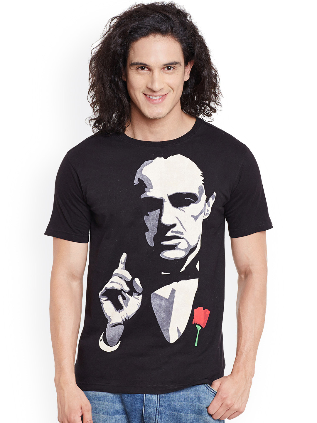 Buy PUNK Black Printed T Shirt - Tshirts for Men 1465729 | Myntra