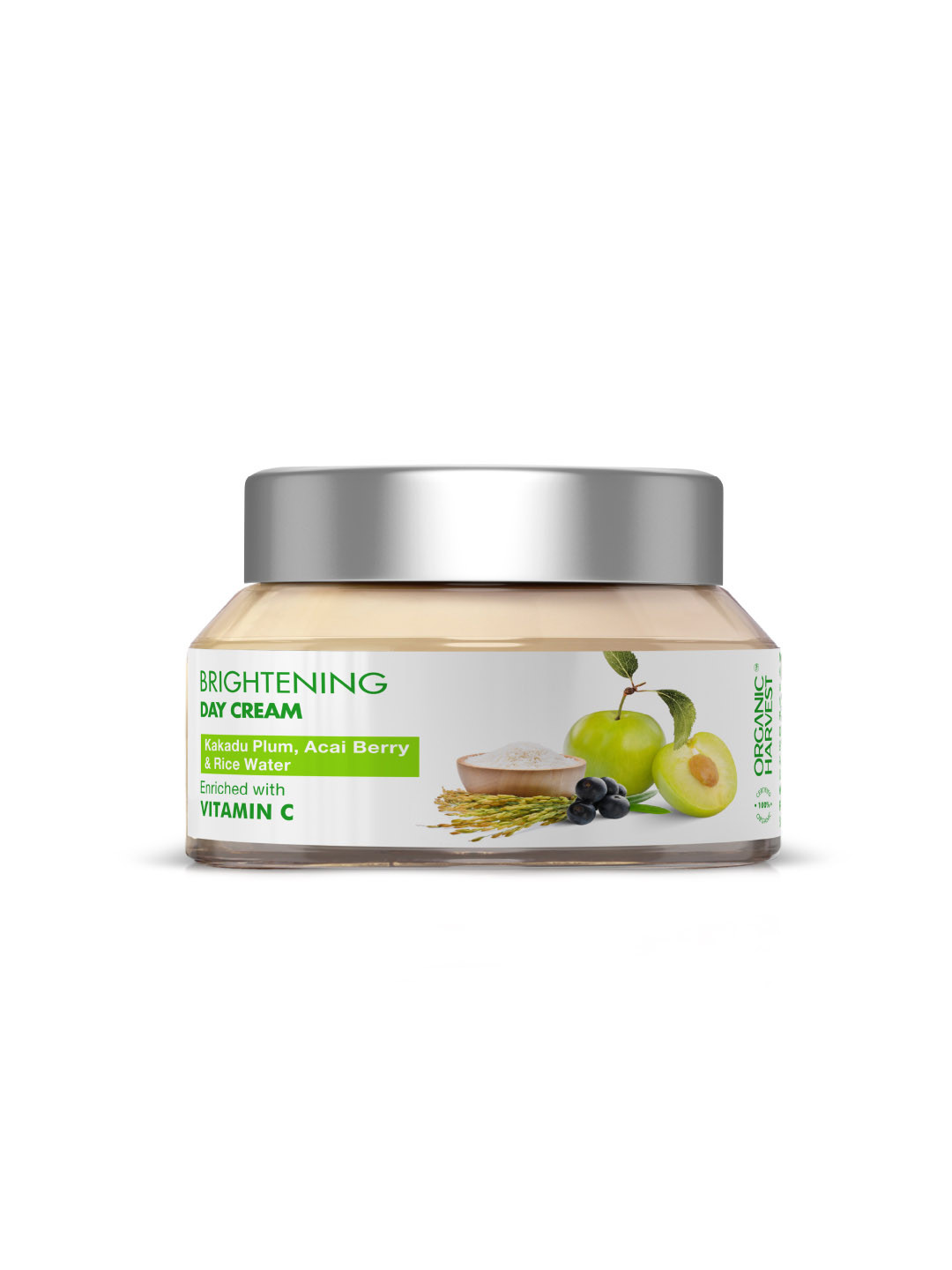 Buy Organic Harvest Brightening Day Cream With Kakadu Plum & Rice Water ...