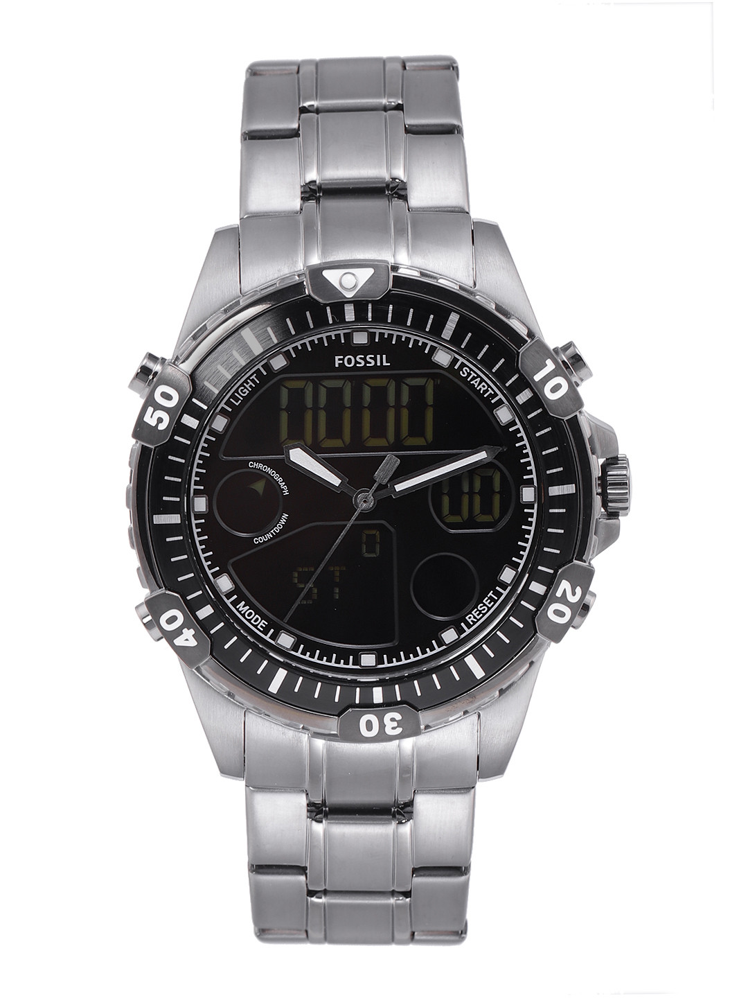 Buy Fossil Men Black Analogue And Digital Watch FS5782 - Watches for ...