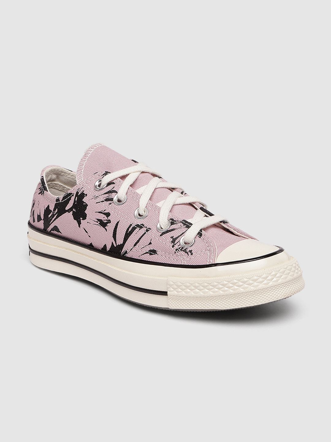 Buy Converse Women Pink & Black Abstract Printed Chuk 70 Regular ...