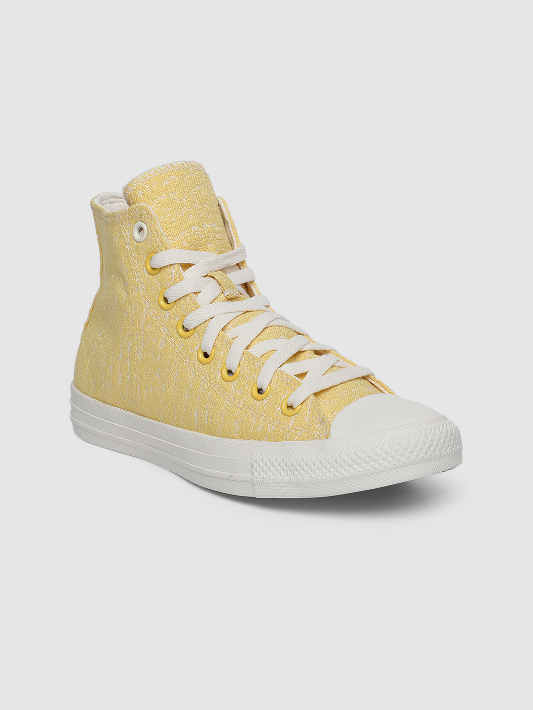 Buy Converse Women Yellow High Top Flat Boots - Boots for Women ...