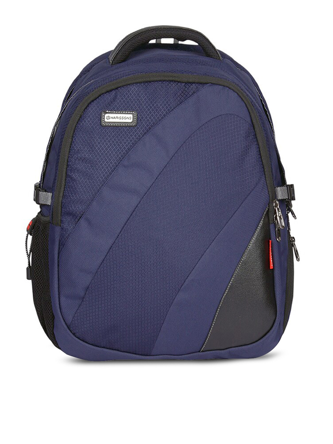 Buy Harissons Navy Blue & Black Laptop Backpack - Backpacks for Unisex ...