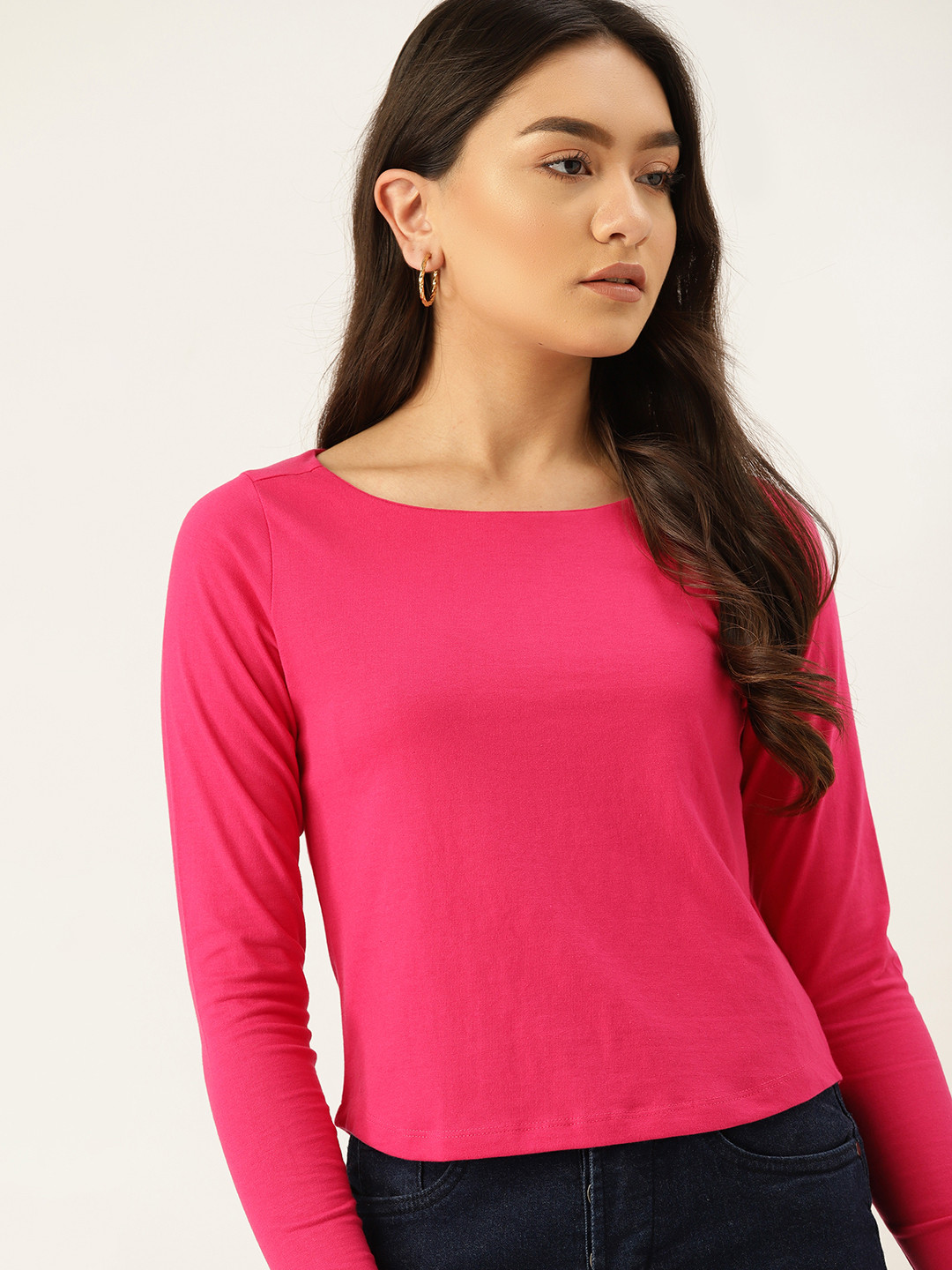 Buy DressBerry Pink Regular Top - Tops for Women 14775172 | Myntra