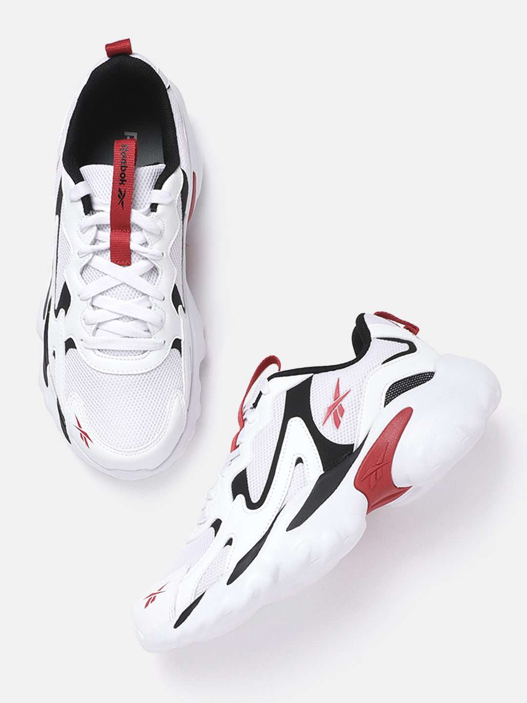 Buy Reebok Classic Men White & Black Millenial Runner Sneakers - Casual ...